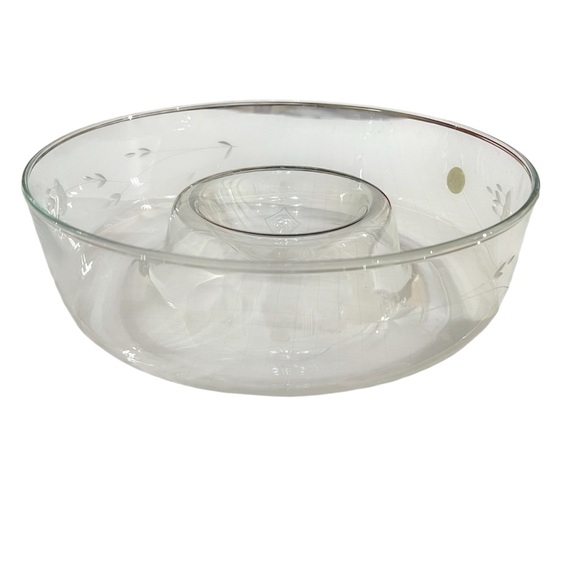 Princess House | Dining | Princess House Hand Blown Chip And Dip | Poshmark